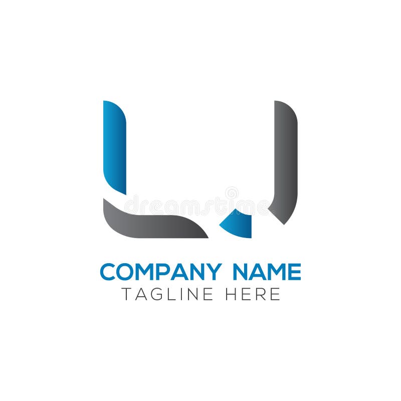 Initial LJ Letter Business Logo Design Vector Template. Abstract Letter ...