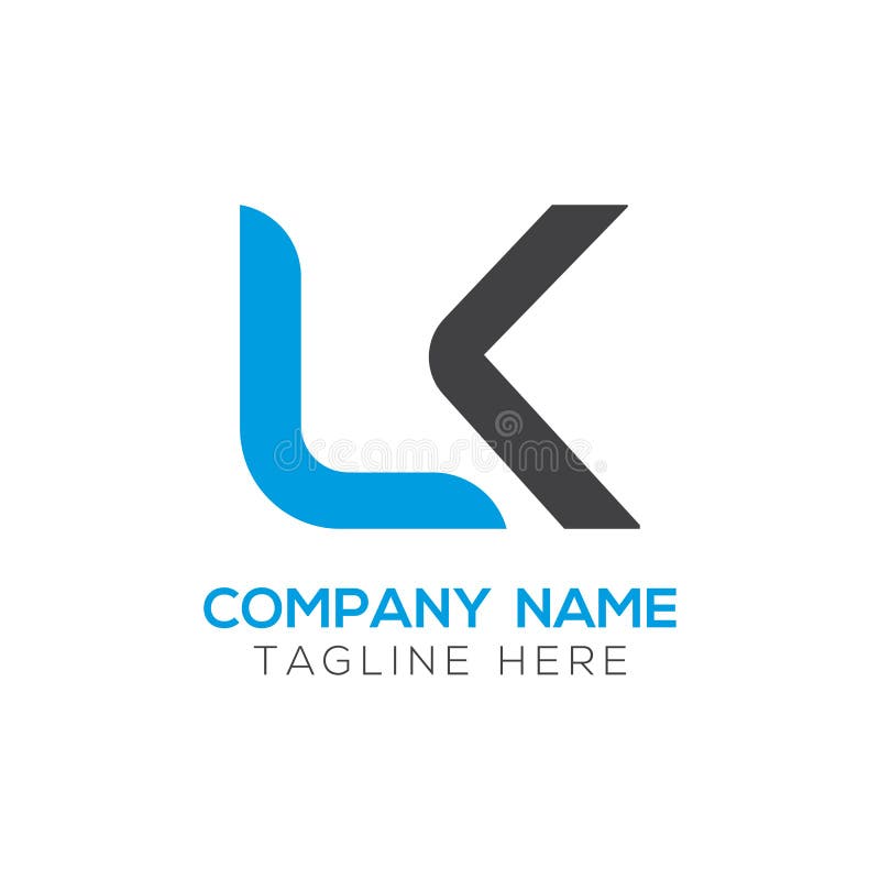 Initial Letters Construction Logo Design Vector Stock Vector ...