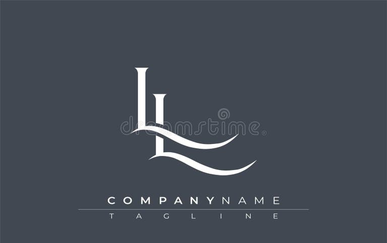 Initial LL Logo Design Vector Stock Vector - Illustration of abstract ...