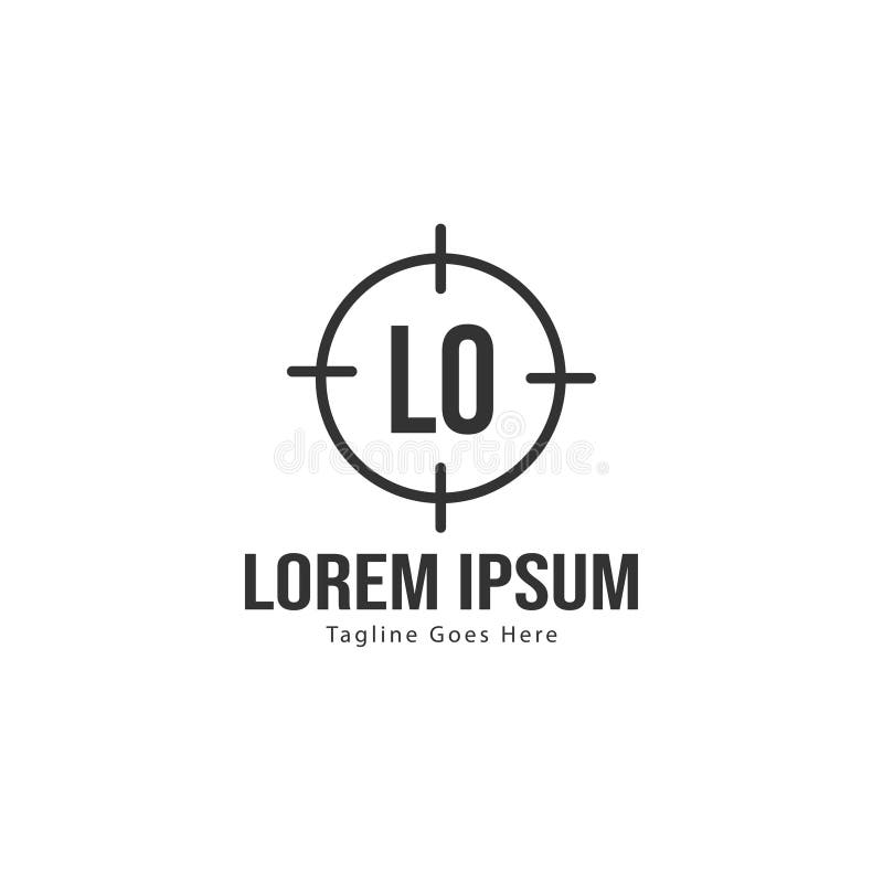 Initial LO Logo Template with Modern Frame. Minimalist LO Letter Logo ...