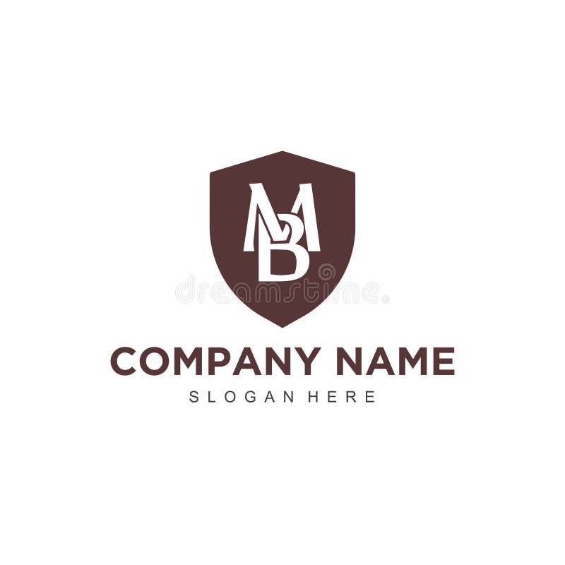 Initial Letter BM Logo Template Design Stock Vector - Illustration of ...