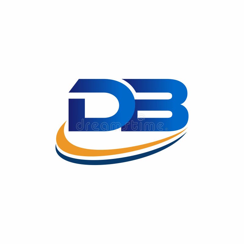 Initial logo design db stock vector. Illustration of logotype - 100926500