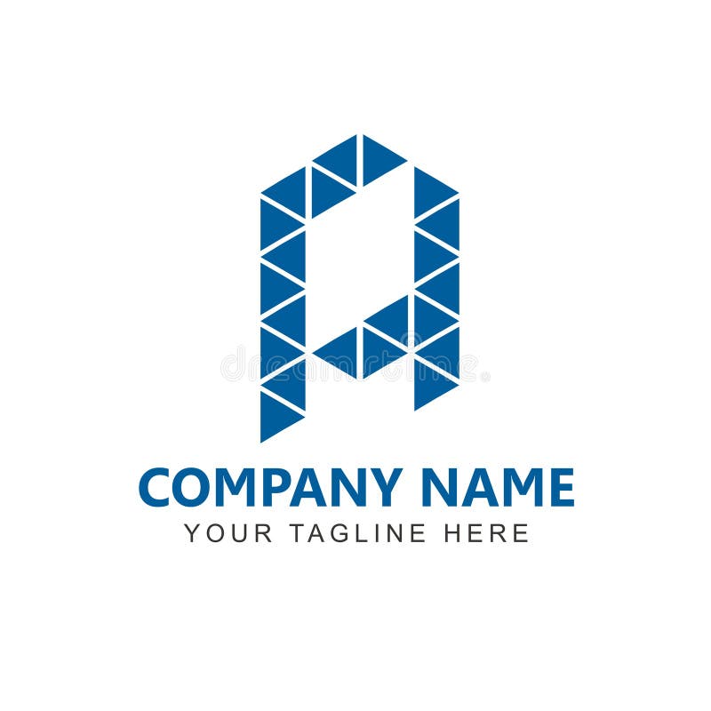 Initial a Logo Design Inspiration Stock Illustration - Illustration of ...