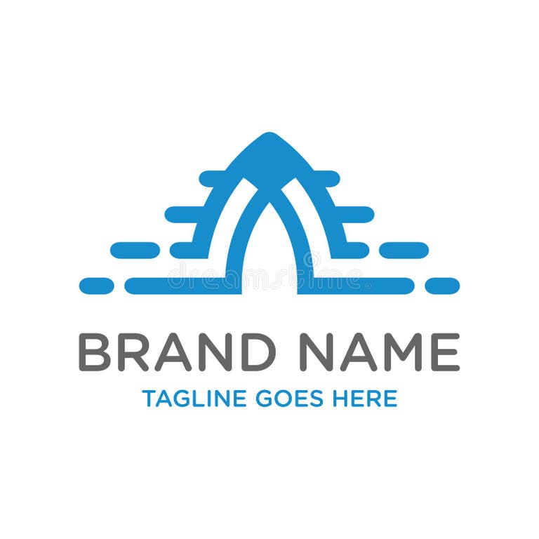 Initial Logo Design Technology a Stock Vector - Illustration of font ...