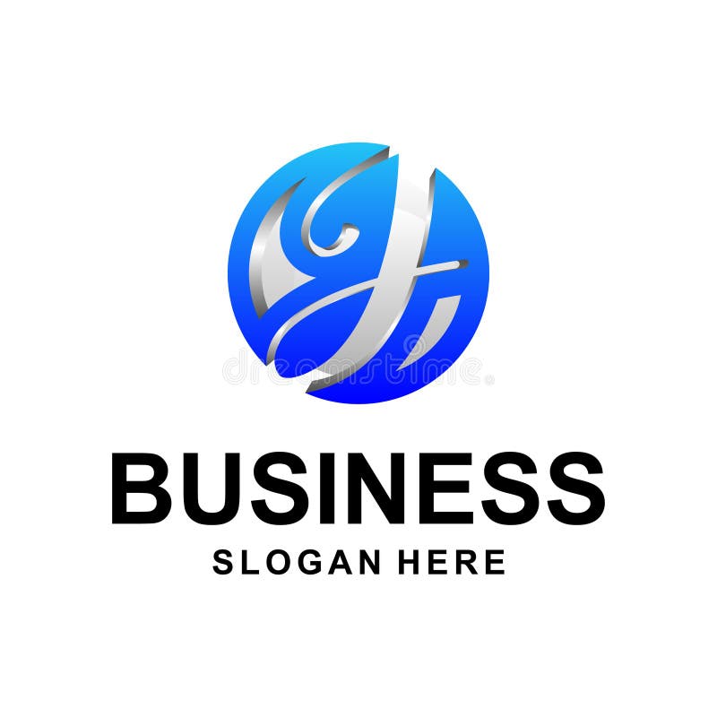 Initial Logo J Globe Circle Design Vector, Usable for Business and ...