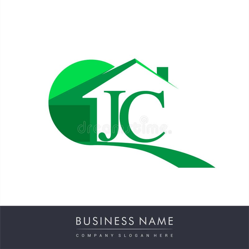 Initial Logo JC with House Icon, Business Logo and Property Developer ...