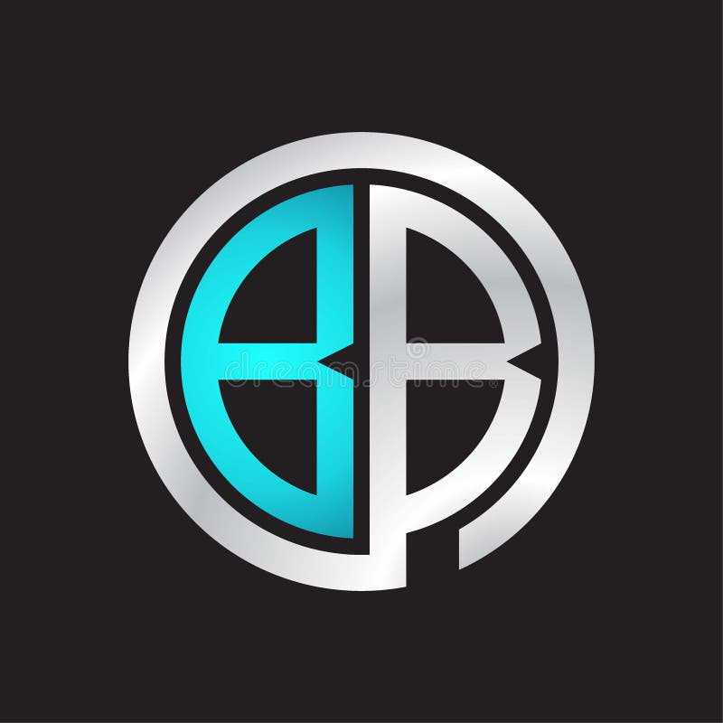 BB Initial Logo Linked Circle Monogram Stock Vector - Illustration of ...