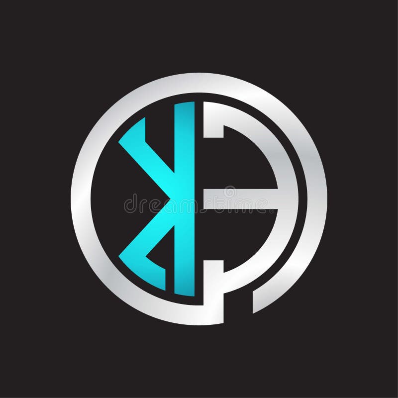KE Initial Logo Linked Circle Monogram Stock Vector - Illustration of ... KE Initial Logo Linked Circle Monogram Stock Vector - Illustration of ...