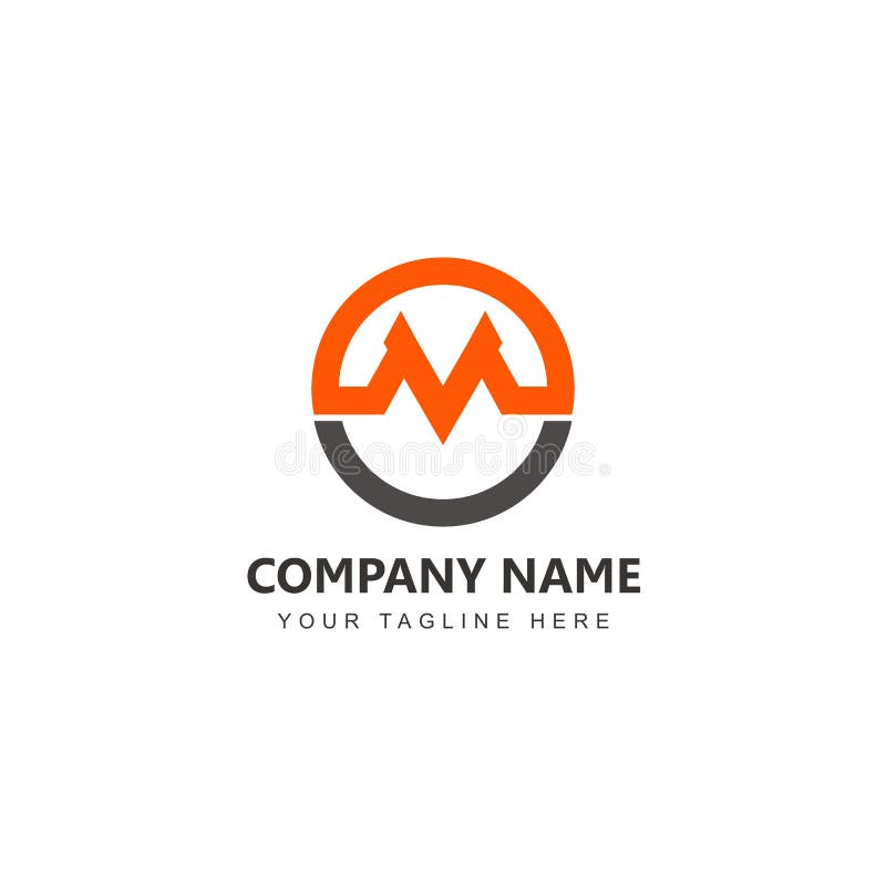 Initial M Logo Design Inspiration Stock Illustration - Illustration of ...