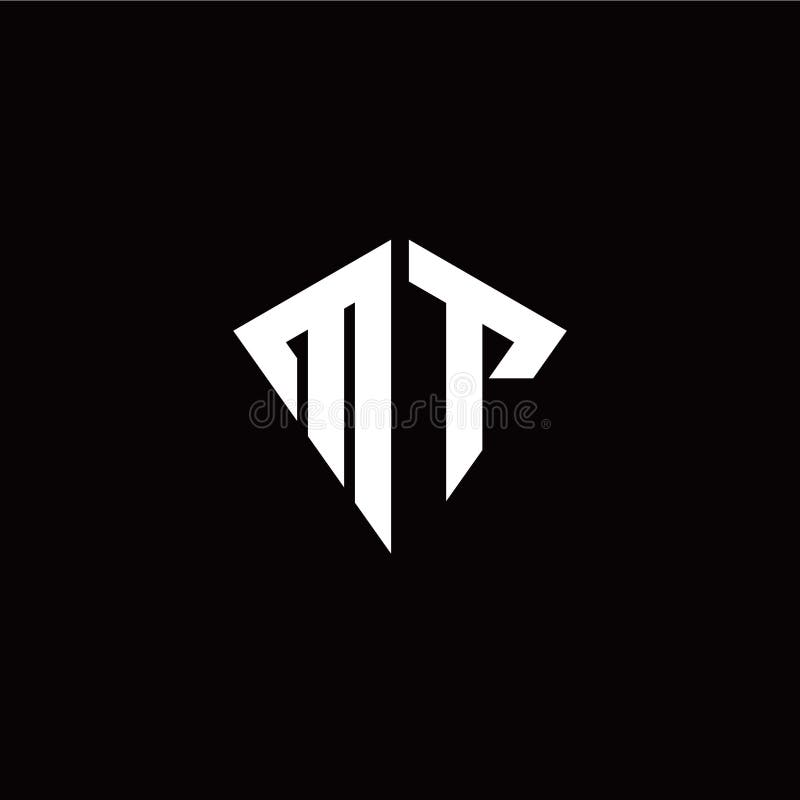 Initial M T Letter with Kite Modern Style Logo Template Vector Stock ...