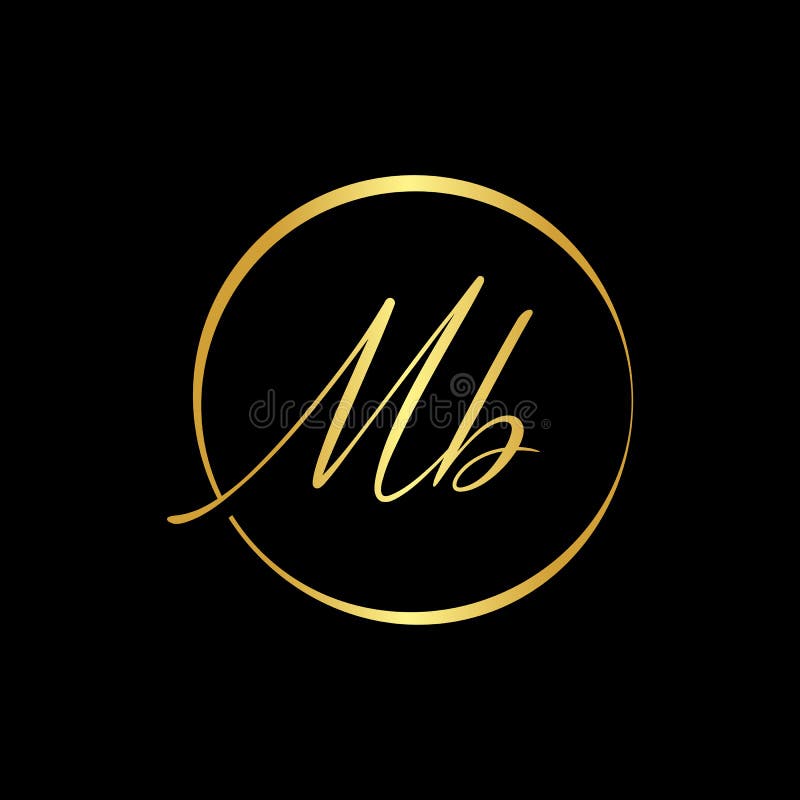 Initial MB Letter Logo Vector Template. Abstract Letter MB Logo Design ...