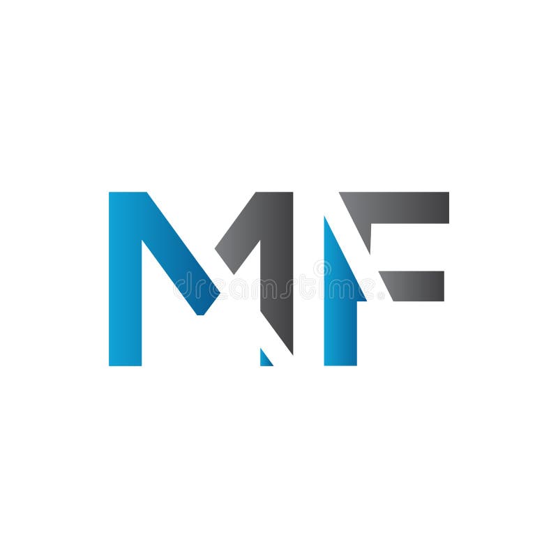 Initial MF Letter Logo Vector Template. Abstract Letter MF Logo Design ...