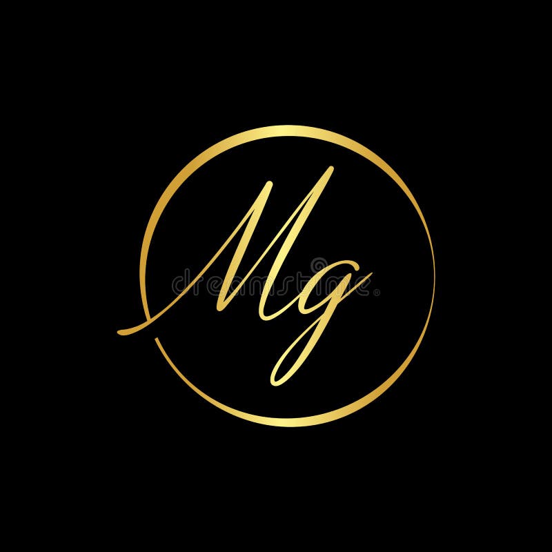 MG, GM Letter Company Logo Design Vector Stock Vector - Illustration of ...