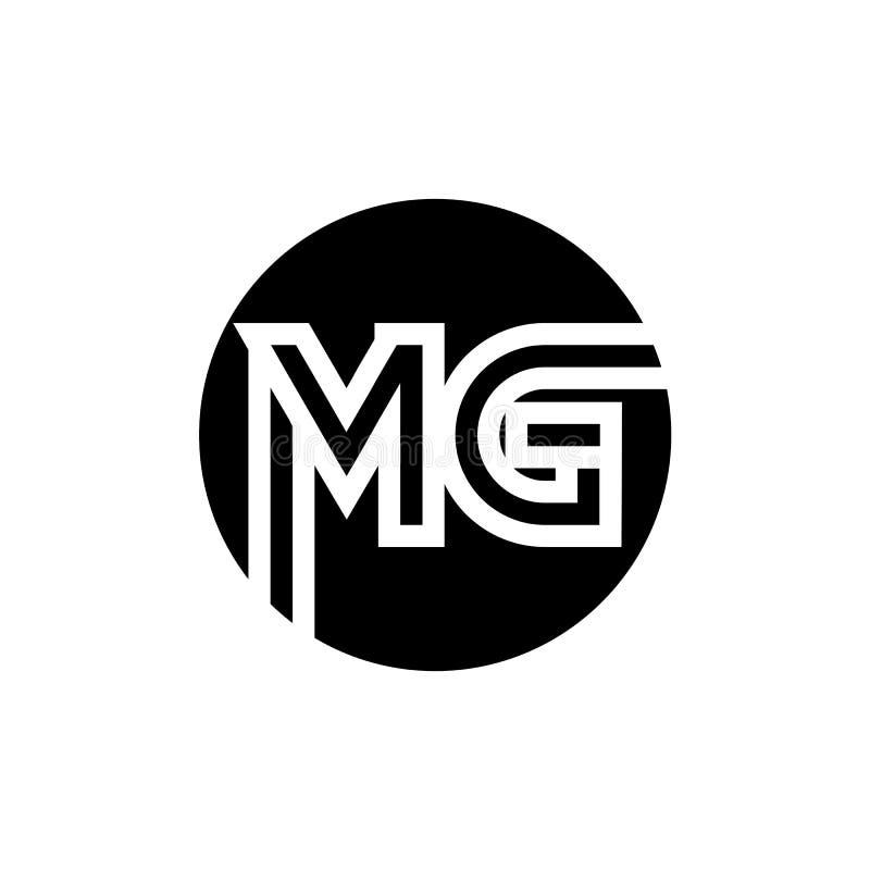 Initial MG Letter Logo Vector Template. Abstract Letter MG Logo Design ...