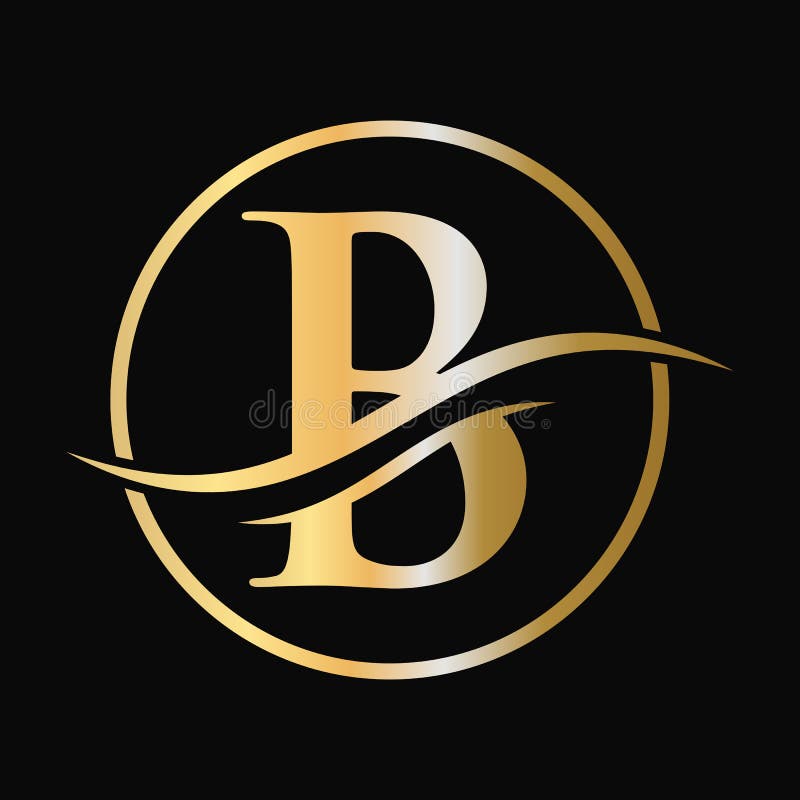 Initial Monogram Letter B Logo Design Vector Template. Luxury B Letter ...