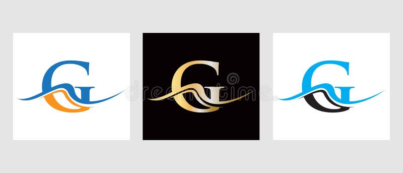 Initial Monogram Letter G Logo Design. G Logotype Vector Template Stock ...