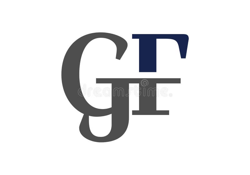 Initial Monogram Letter GF Logo Design Vector Template. GF Letter Logo ...