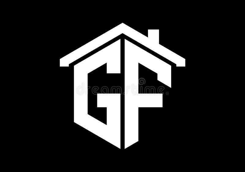 Initial Monogram Letter GF Logo Design Vector Template. GF Letter Logo ...