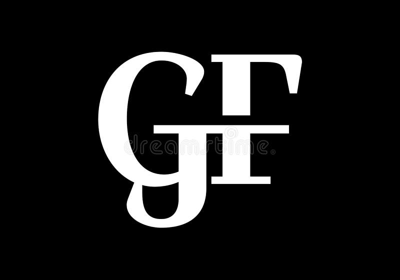 Initial Monogram Letter GF Logo Design Vector Template. GF Letter Logo ...