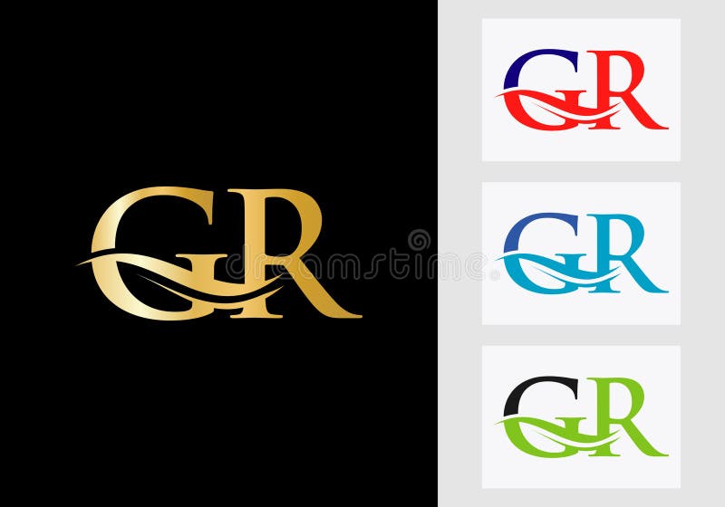 Letter Gr Logo Stock Illustrations – 1,701 Letter Gr Logo Stock ...