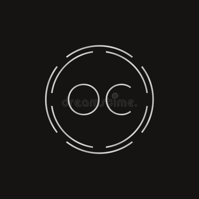 Initial Monogram Letter OC Logo Design Vector Template. Digital ...