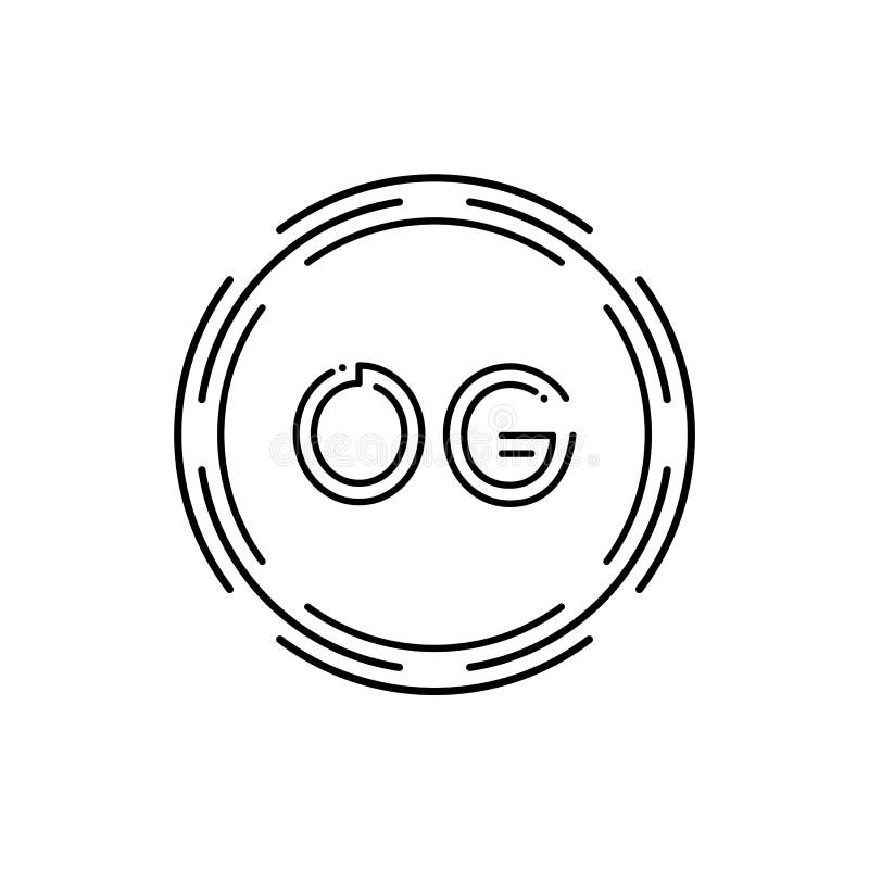 Initial Monogram Letter OG Logo Design Vector Template. Digital ...