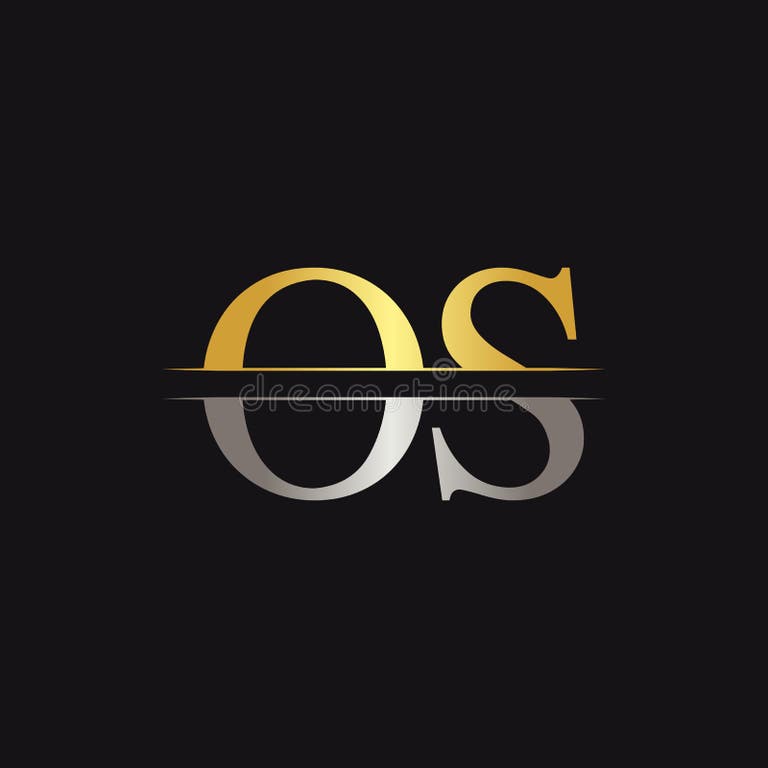 Initial Monogram Letter OS Logo Design Vector Template. OS Letter Logo ...