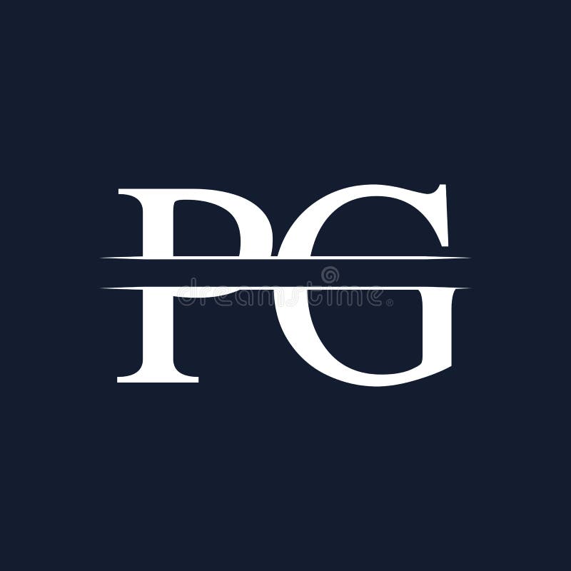 Letter PG Simple Logo Icon Design Vector. Stock Vector - Illustration ...
