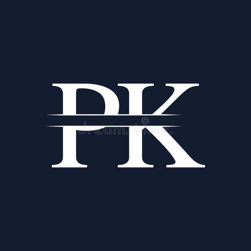Creative PK Logo Icon Design Stock Illustration - Illustration of logo ...
