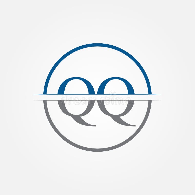 Initial Monogram Letter QQ Logo Design Vector Template. QQ Letter Logo ...
