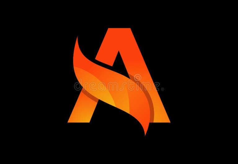 Flames Monogram Stock Illustrations – 158 Flames Monogram Stock ...