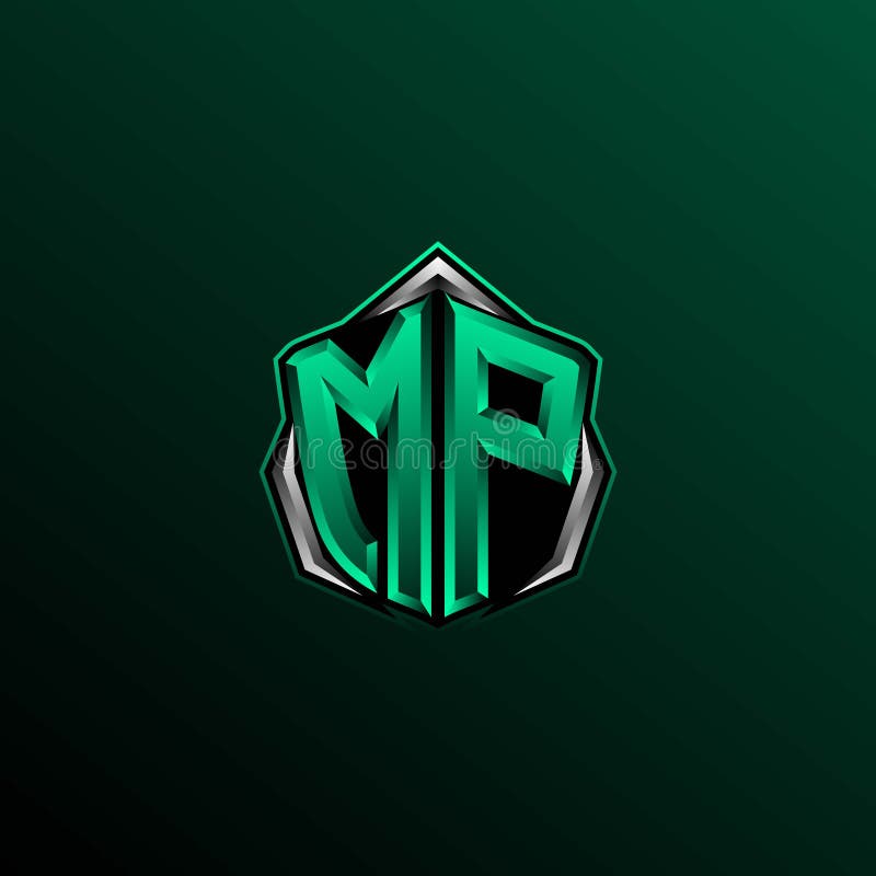 Initial MP Logo Design, Initial MP Logo Design with Circle Style, Logo ...