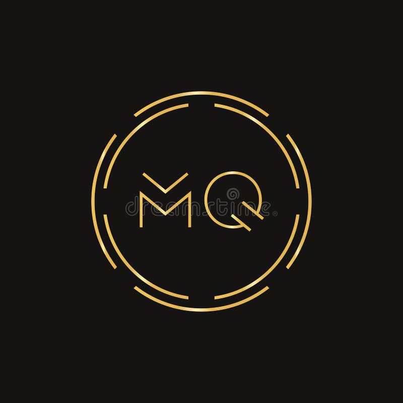 Initial MQ Letter Logo Design Vector Template. Abstract Letter MQ Logo ...