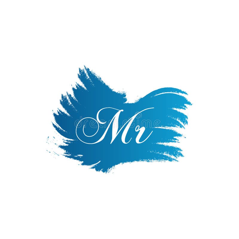 Initial MR Letter Logo Design Vector Template. Abstract Letter MR Logo ...