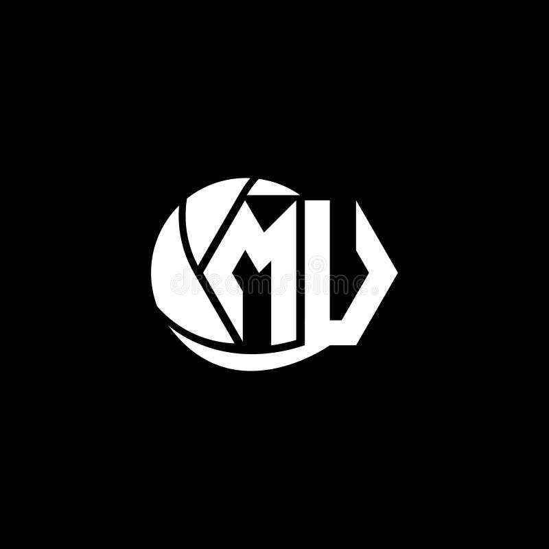 Initial MU Logo Design Geometric and Circle Style, Logo Business ...