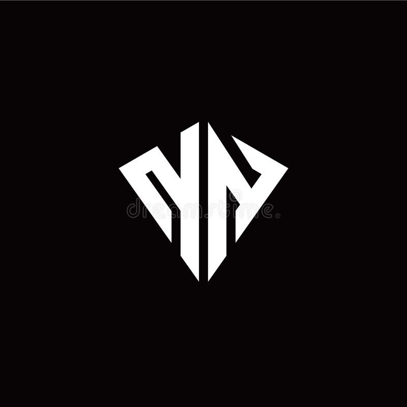 Initial N N Letter with Kite Modern Style Logo Template Vector Stock ...