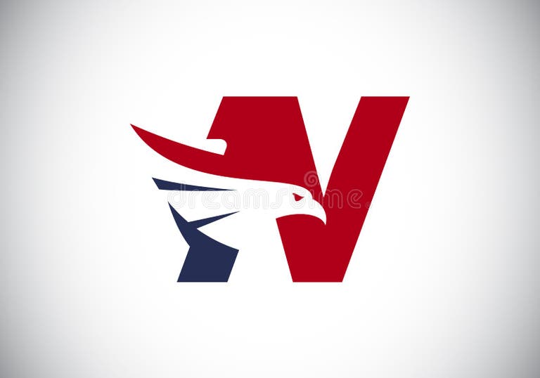 Letter N Eagle Logo Design Stock Illustrations – 93 Letter N Eagle Logo ...