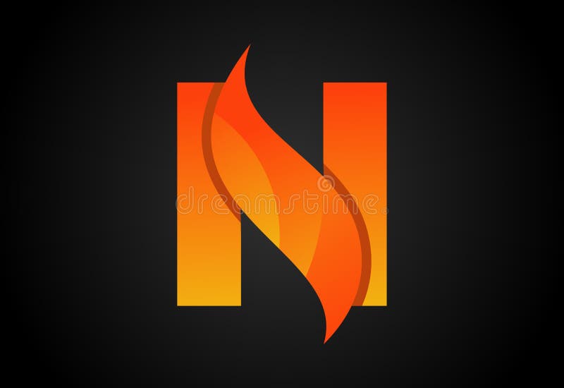 N Fire Letter Stock Illustrations – 255 N Fire Letter Stock ...