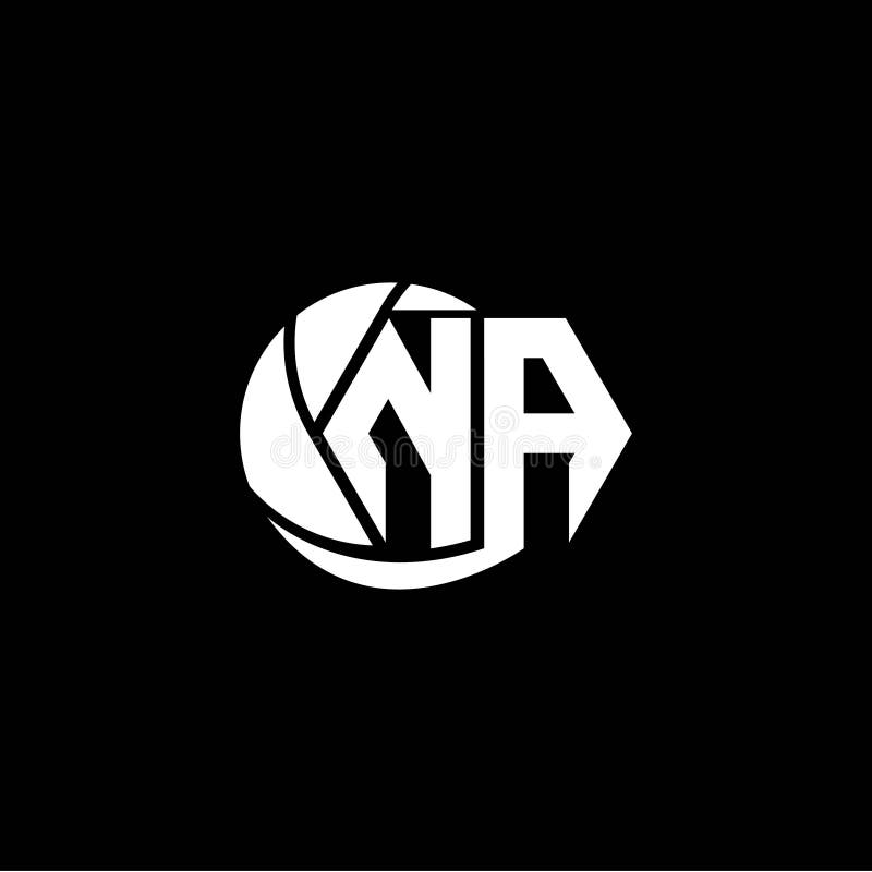 Initial NA Logo Design Geometric and Circle Style, Logo Business ...