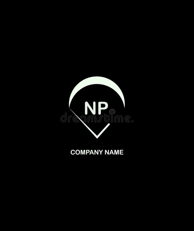 Luxury Initial NP Letter Logo Design Stock Vector - Illustration of ...