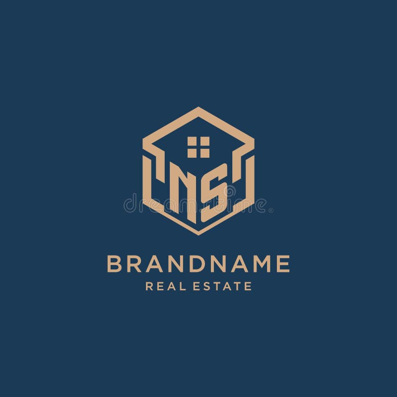 Initial Ns Hexagonal House Roof Stock Illustrations – 2 Initial Ns ...