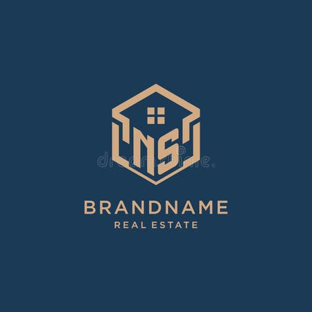 Initial Ns Hexagonal House Roof Stock Illustrations – 2 Initial Ns ...