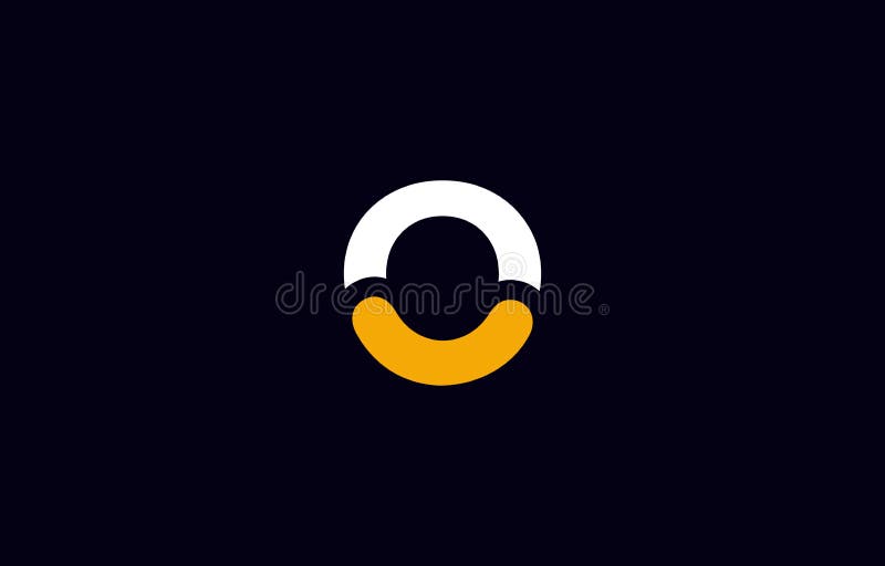 Initial O Letter Smile Logo Design Vector Template Stock Vector ...