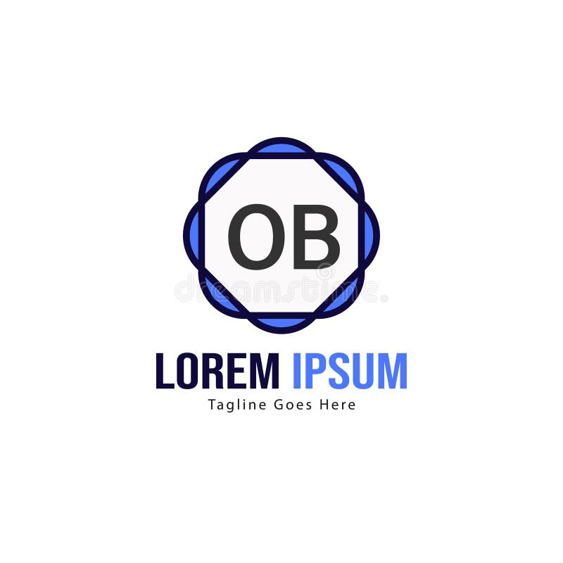 Letter Ob Logo Stock Illustrations – 606 Letter Ob Logo Stock ...