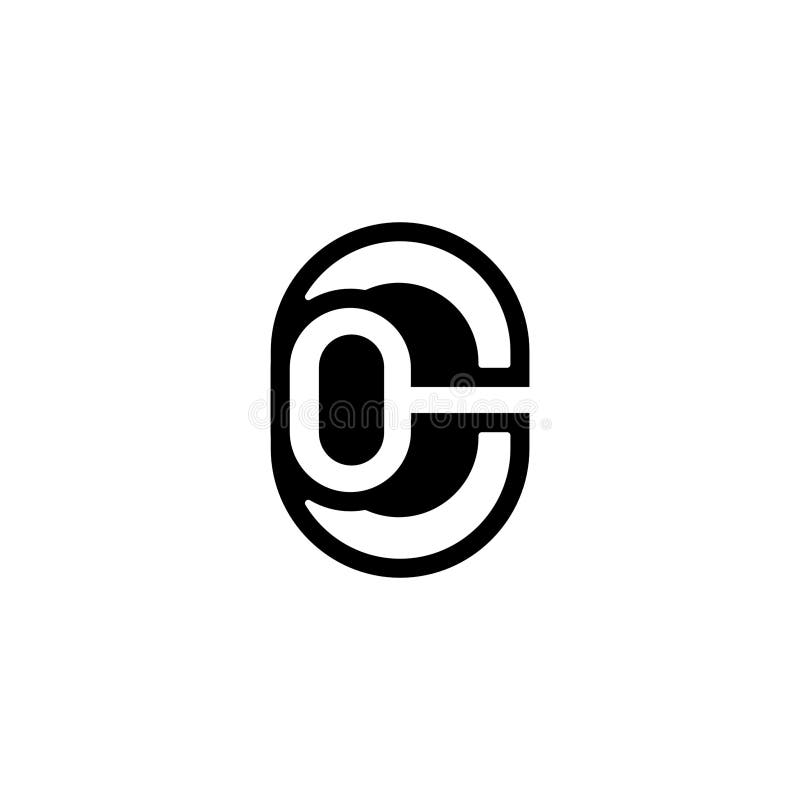 Initial OC Line Simple Monogram Logos. Vector Stock Initial OC Logos ...