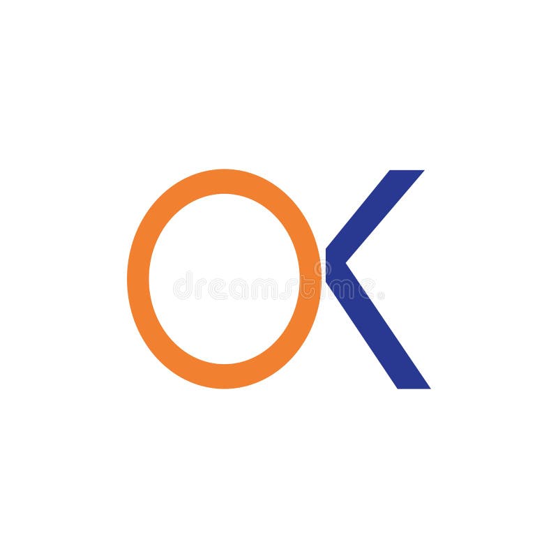 Ok logo vector stock vector. Illustration of choice - 173996533