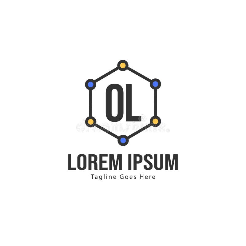 Initial OL Logo Template with Modern Frame. Minimalist OL Letter Logo ...