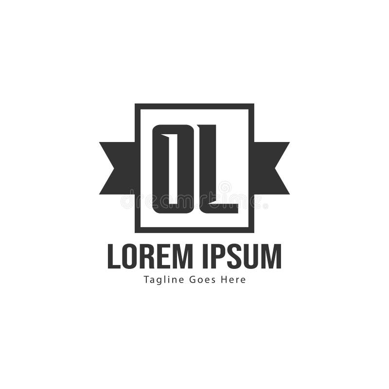 Initial OL Logo Template with Modern Frame. Minimalist OL Letter Logo ...