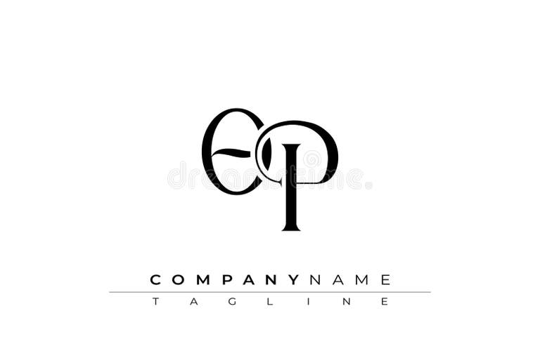 Initial OP Logo Design Vector Stock Vector - Illustration of alphabet ...