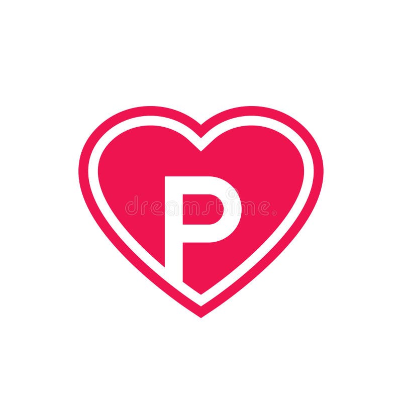 P Love Logo Premium Vector | PL Initial Wedding Monogram Calligraphy